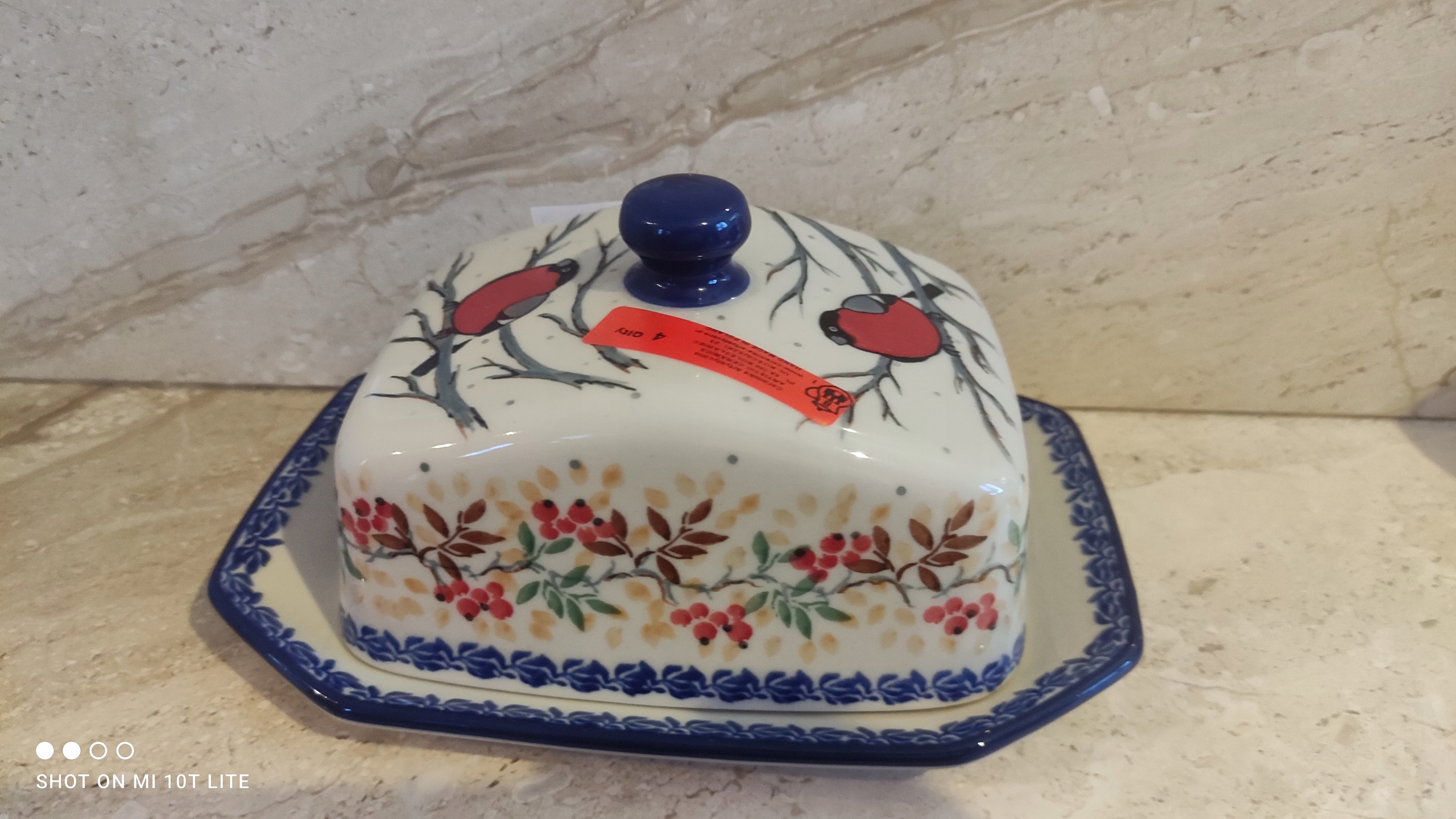 Maselnica E67 ceramika Bolesławiec 4908UNIKAT/4 (E67/4908UNIKAT/4) • Cena, Opinie • Maselniczki ...