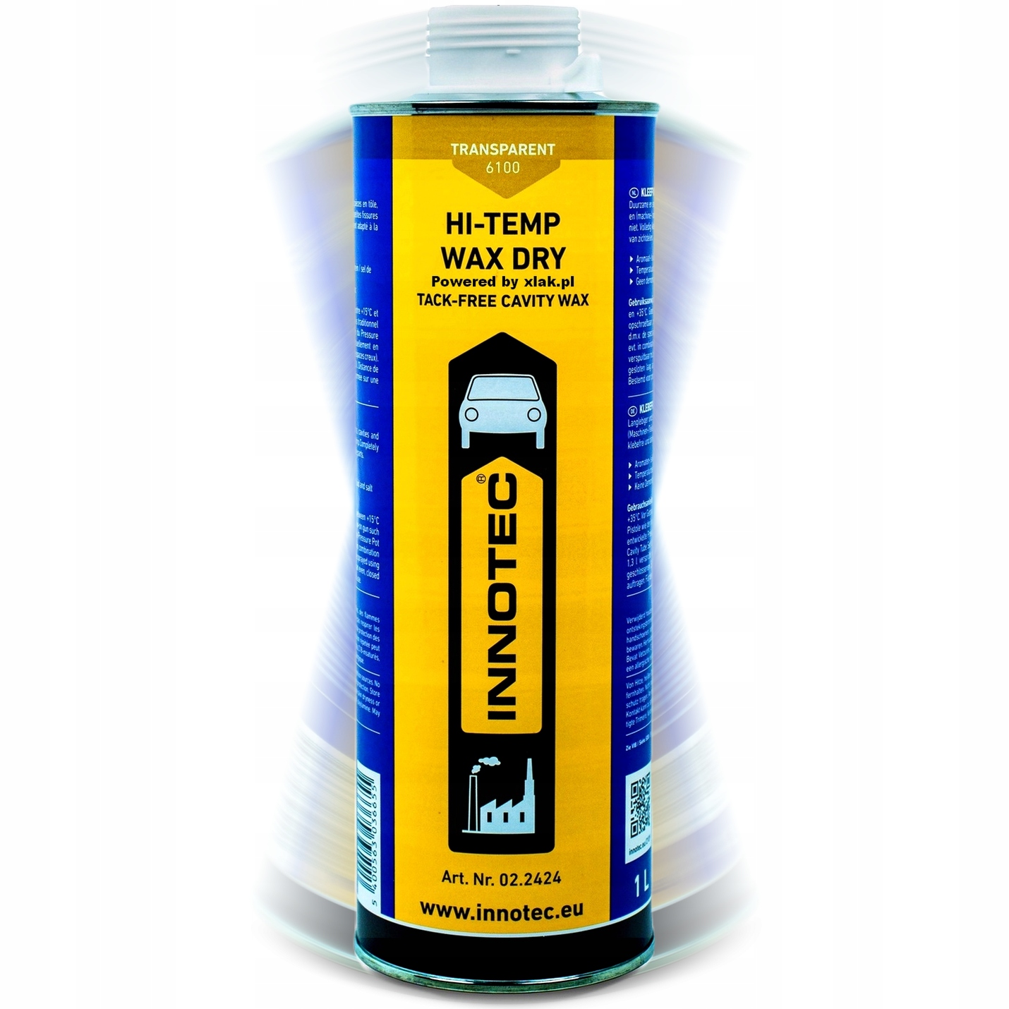 Trwały Suchy Wosk Bezbarwny do konserwacji INNOTEC Hi-Temp Wax Dry Pro ...