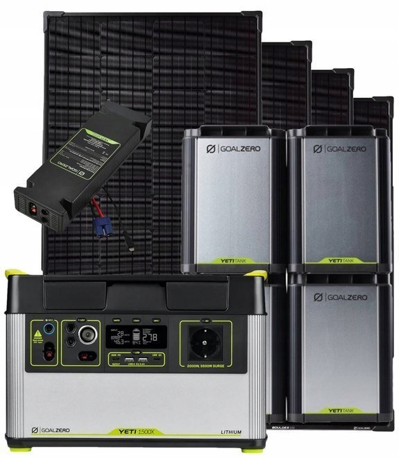 Zestaw off-grid 230V 2kW sinus solar ready 6.3kWh (KIT 4x32407 ...