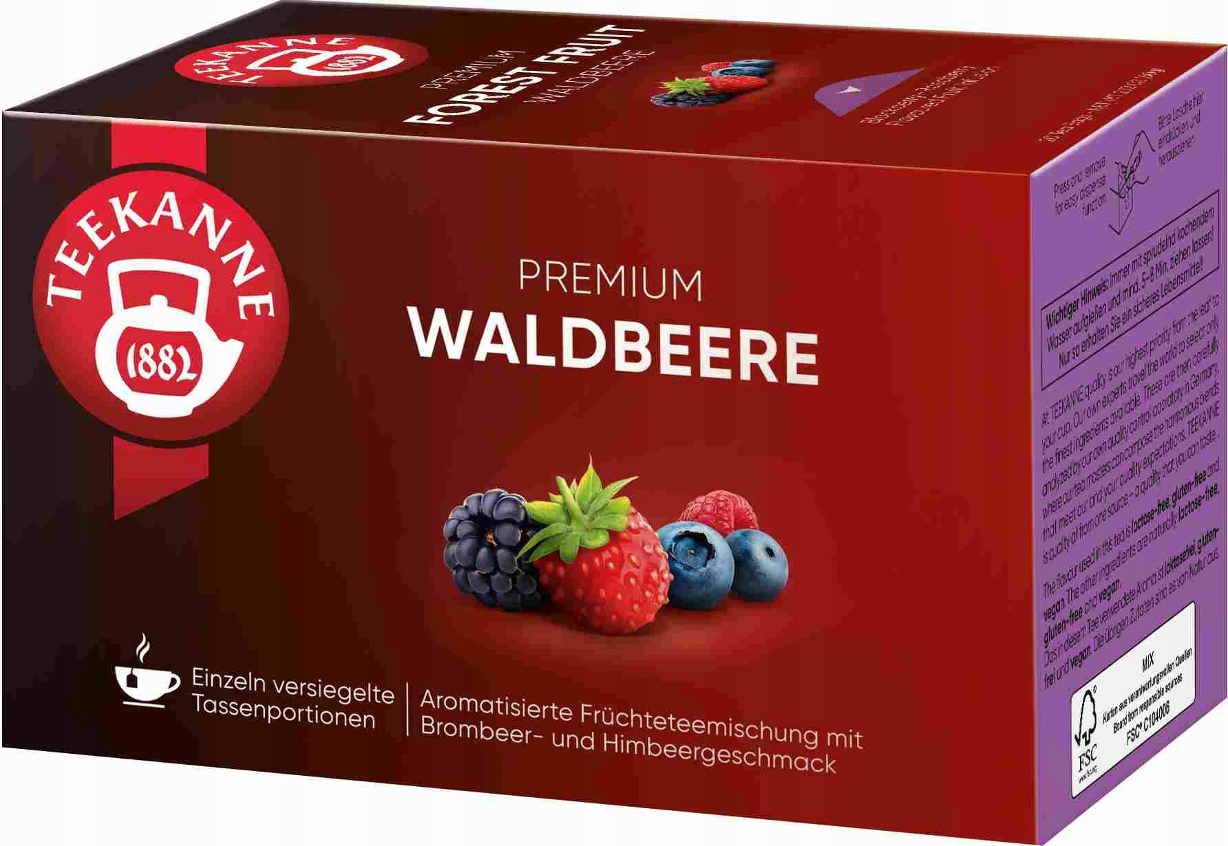 TEEKANNE Premium Forest Fruit Waldberre 20tbx3g (4009300006398) • Cena ... TEEKANNE Premium Forest Fruit Waldberre 20tbx3g (4009300006398) • Cena ...