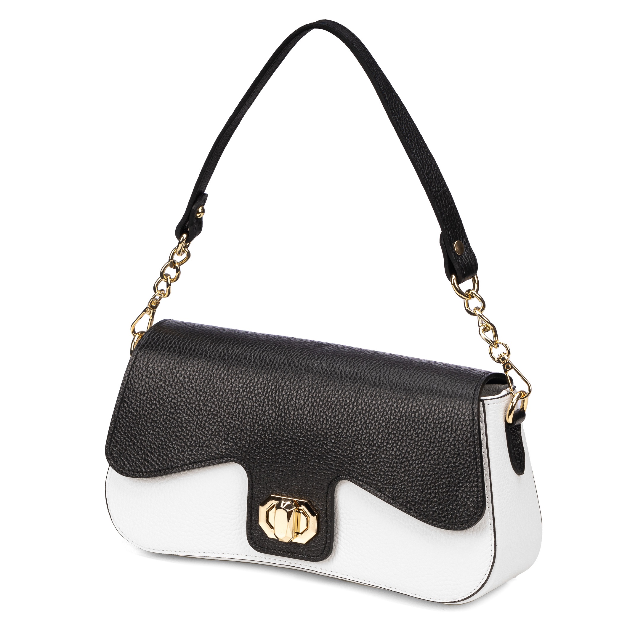 TOREBKA VERA PELLE KLASYCZNA BIAŁA LISTONOSZKA KUFEREK SKÓRA NATURALNA (5905723205723) • Cena ...