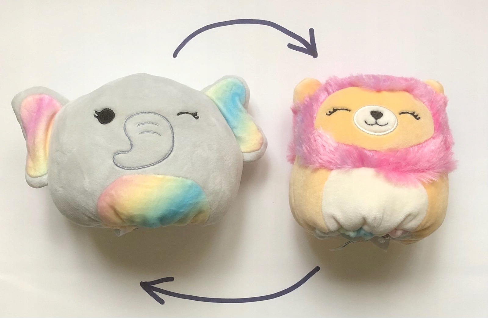 Squishmallows Flip-A-Mallows 2w1 Leonard i Cherish (734689245765 ...