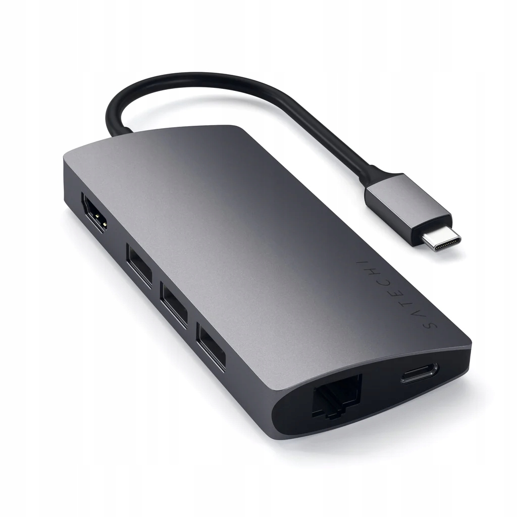 Satechi Multiport V2 Hub Adapter USB-C 3x USB-A 4K HDMI Micro/SD ... Satechi Multiport V2 Hub Adapter USB-C 3x USB-A 4K HDMI Micro/SD ...