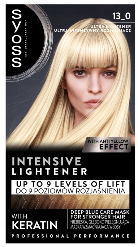 SYOSS INTENSIVE LIGHTENER ROZJAŚNIACZ DO WŁOSÓW 13-0 ULTRAINTENSYWNY ...
