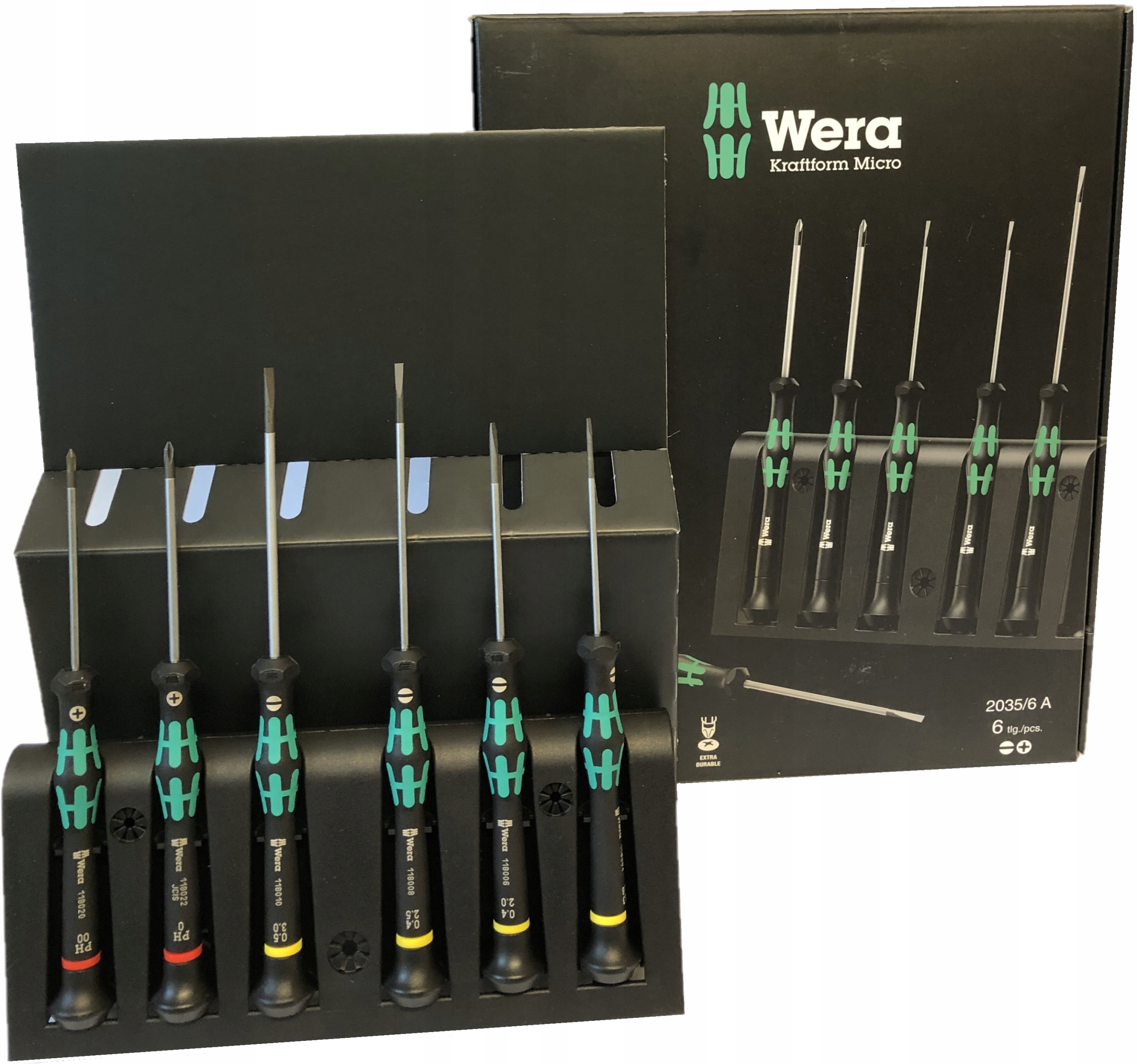 Wera Zestaw wkrętaków precyzyjnych 6 szt PH+Pł (05118150001) • Cena ...