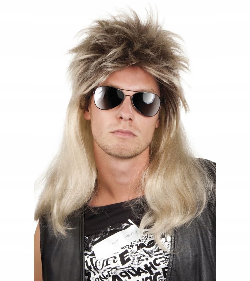 Boland peruka włosy półdługie blond z grzywką (8712026860606) • Cena ...