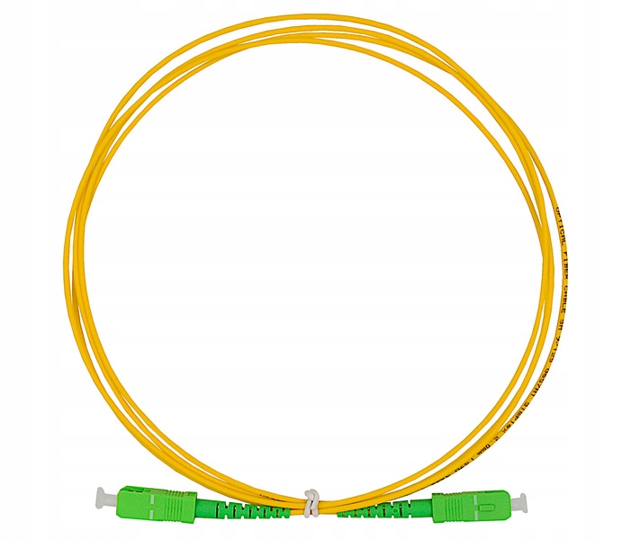 KABEL PATCHCORD ŚWIATŁOWÓD SM SC/APC 2m SIMPLEX - Sklep, Opinie, Cena w ...