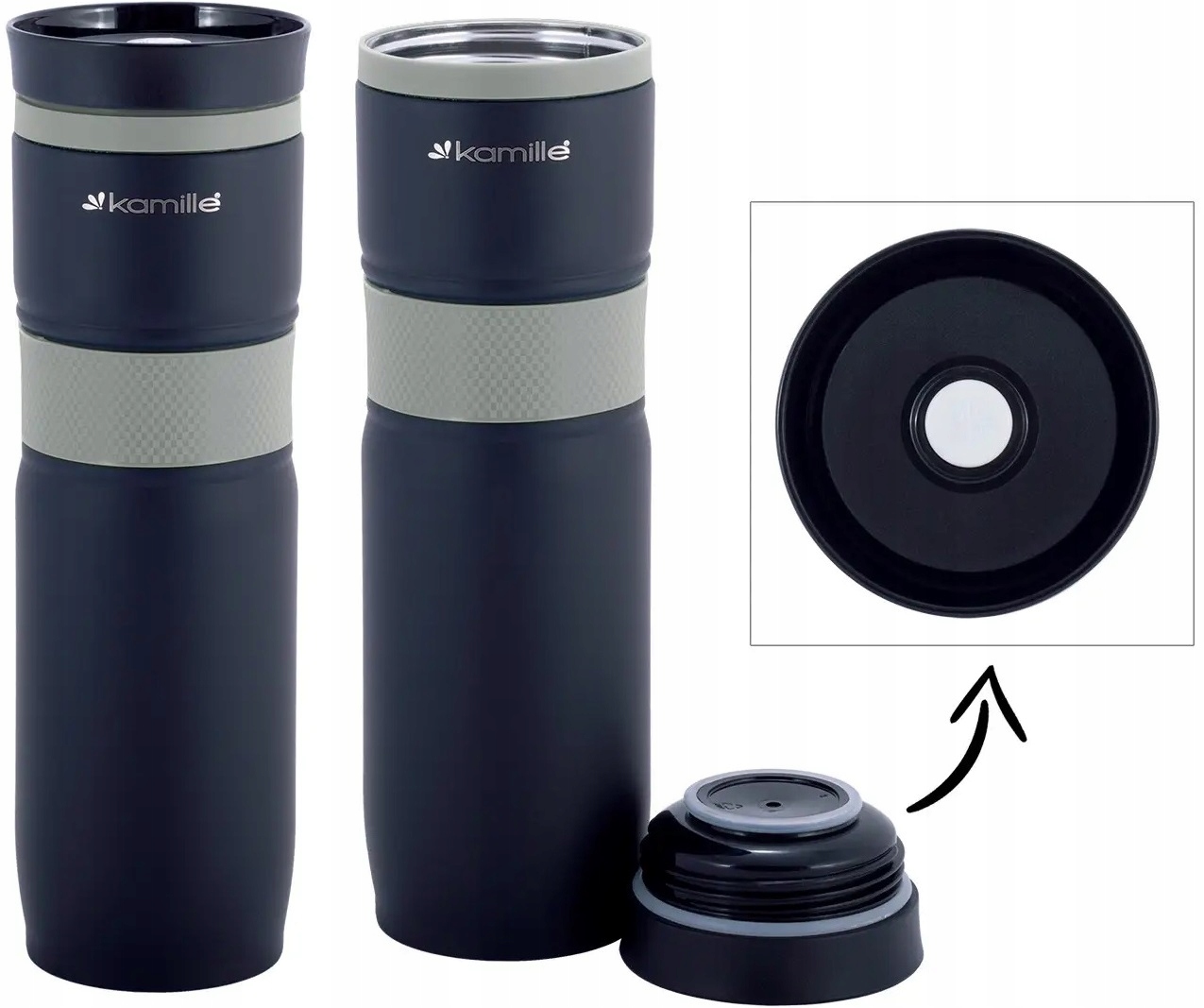 KUBEK TERMICZNY TERMOS BIDON BUTELKA 900 ml 0,9 l - 5902539658200 - 13227041510 - Allegro.pl