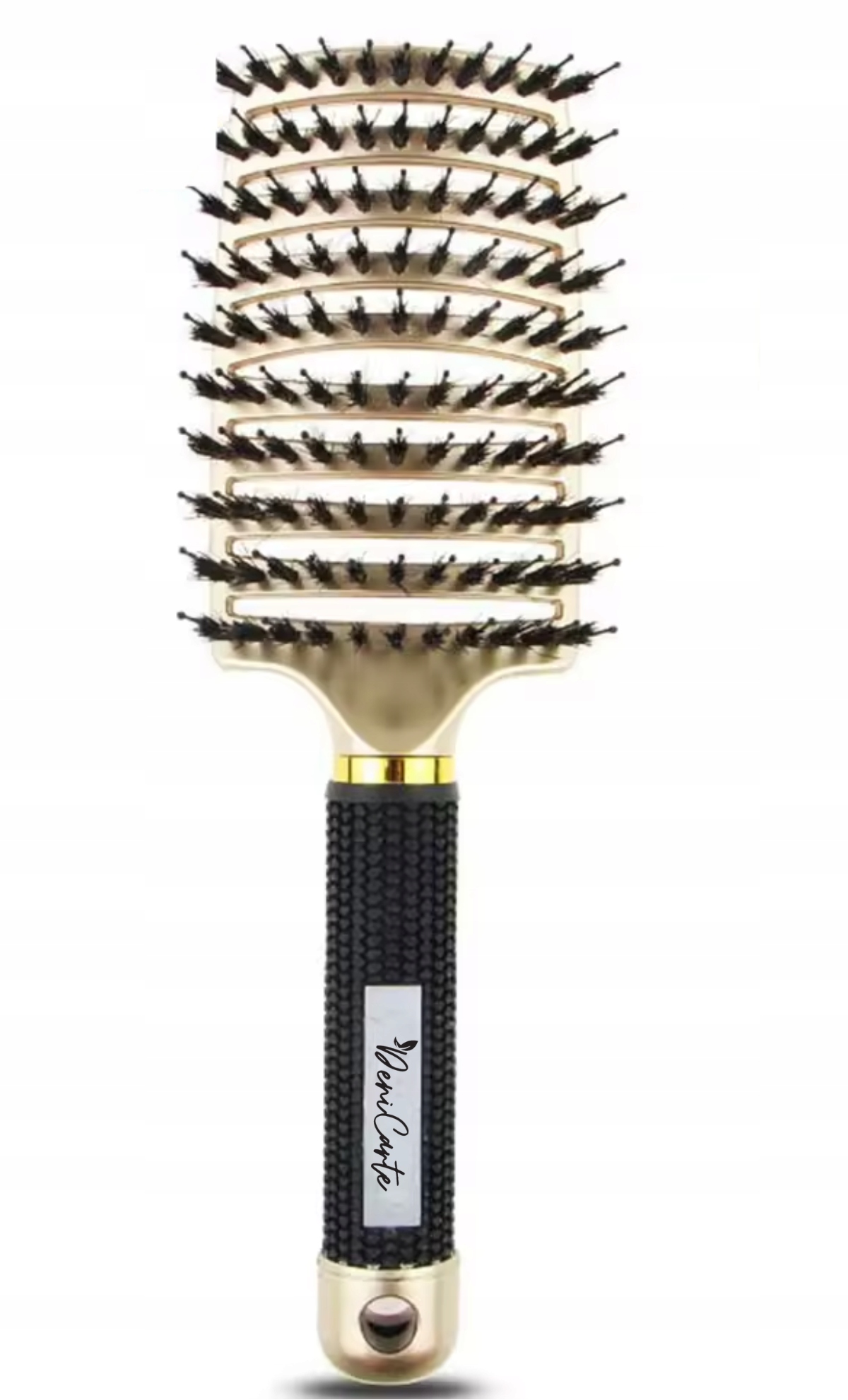Szczotka Do Włosów Cienkich Boar Vent Z Włosiem Dzika Do Modelowania Złota 5903991641748