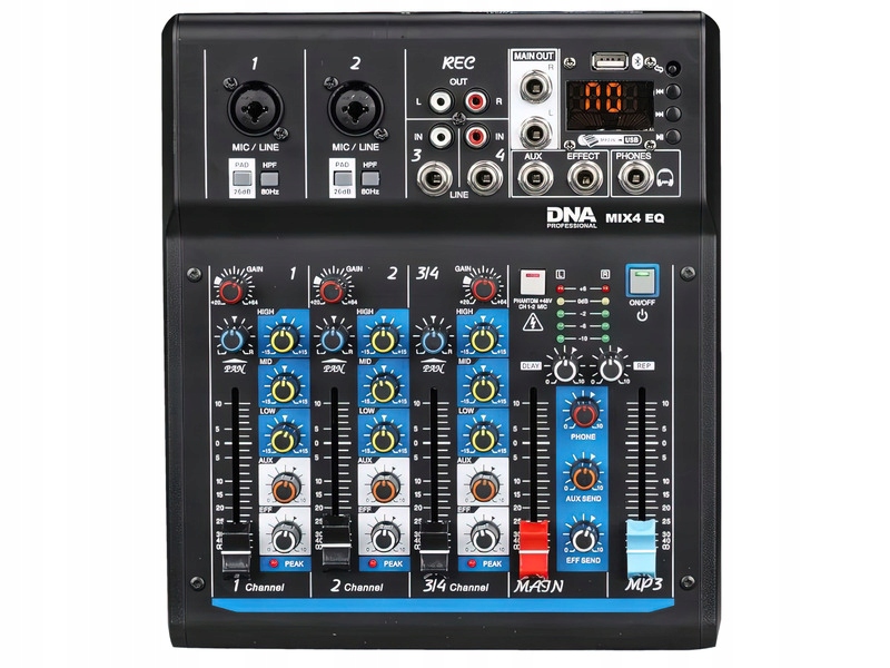 Mikser audio DNA Mix 4EQ - Sklep, Opinie, Cena w Allegro