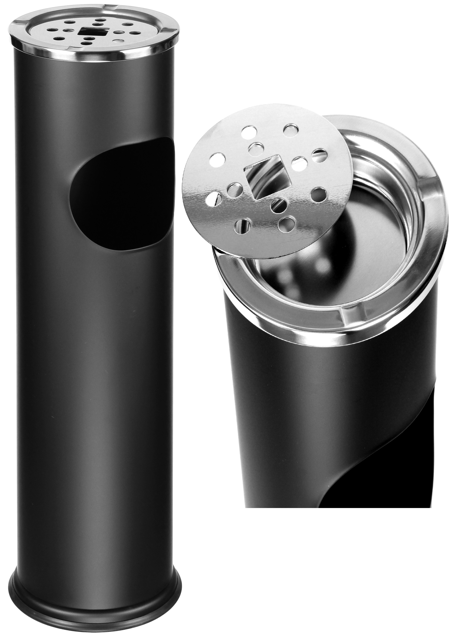 Popielnico-kosz metal Europol 8l czarny (5904183440002) • Cena, Opinie • Kosze na śmieci ...