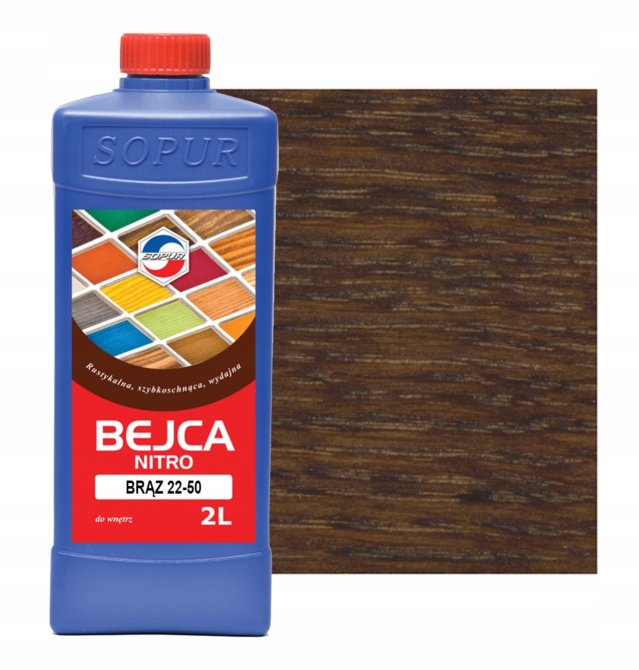 SOPUR BEJCA NITRO BRĄZ 22-50 2L • 69.97PLN • Bejce, Lakierobejce ...