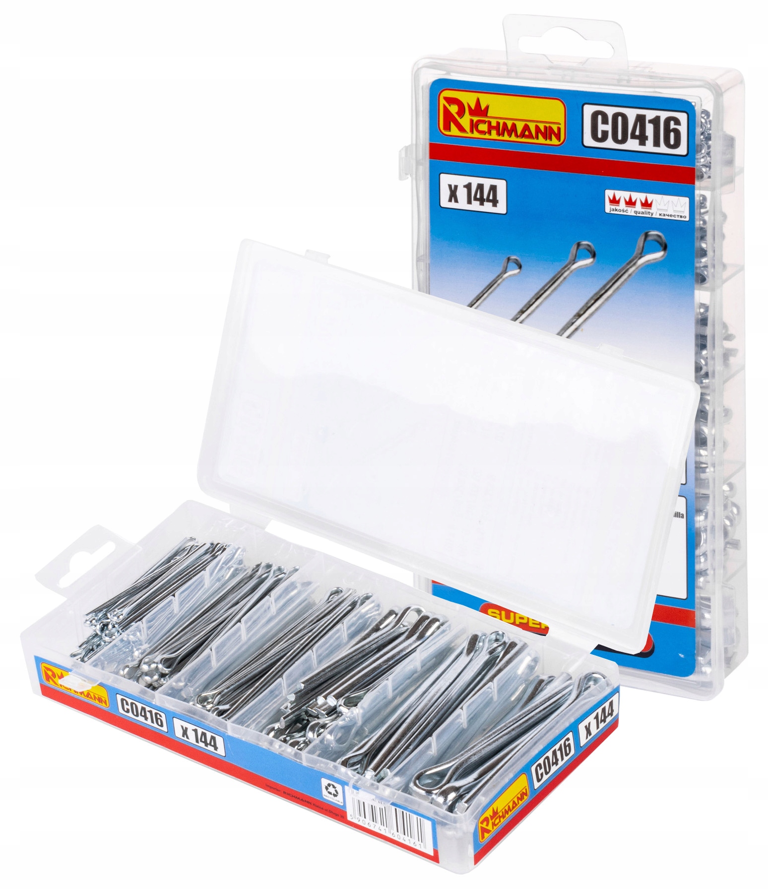 KOMPLET ZAWLECZKI PROSTE 144SZT RICHMANN C0416 5906741604161 za 32 ...