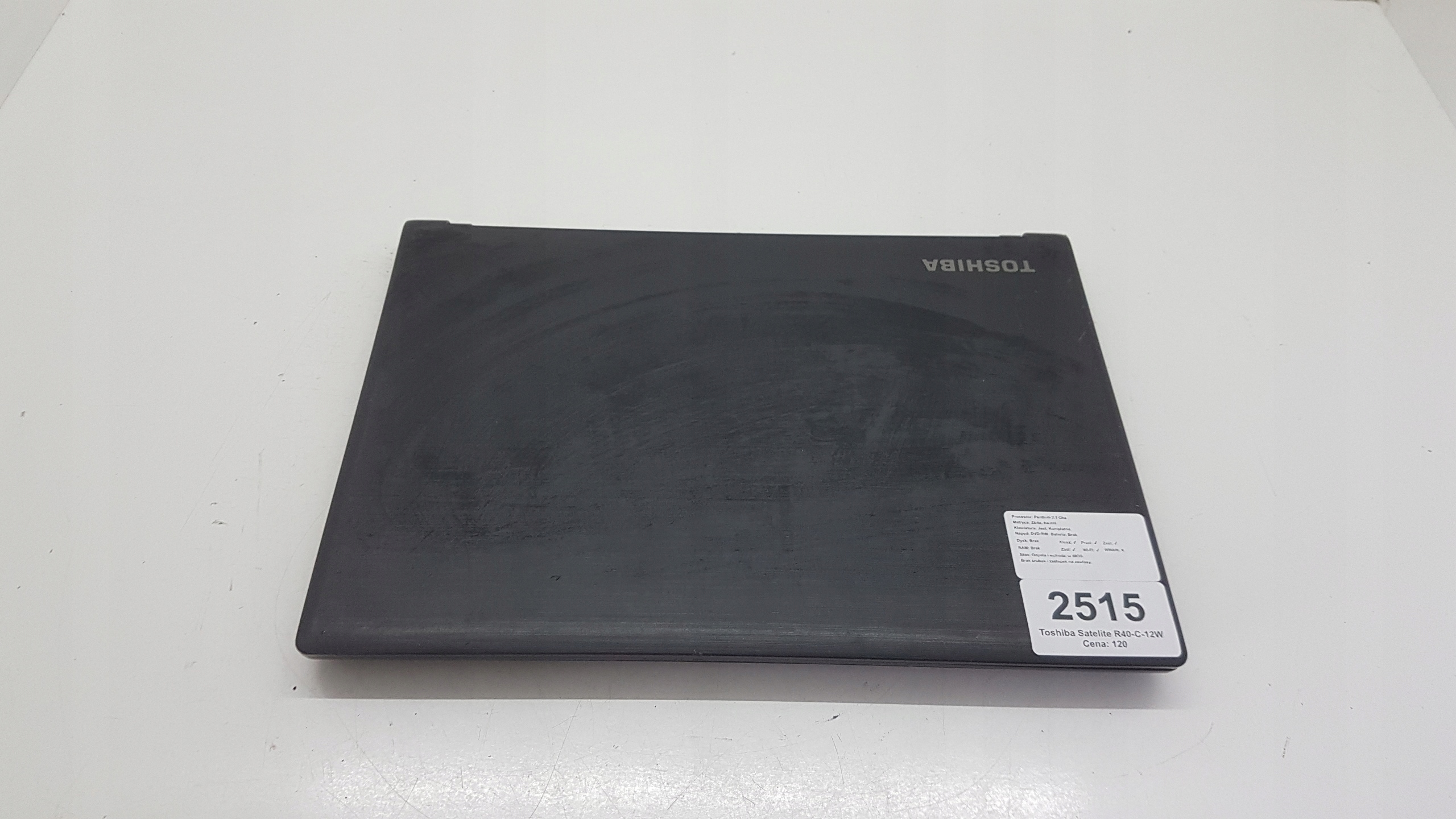 Laptop Toshiba Satelite R40-C-12W (2515) - Sklep, Opinie, Cena w Allegro