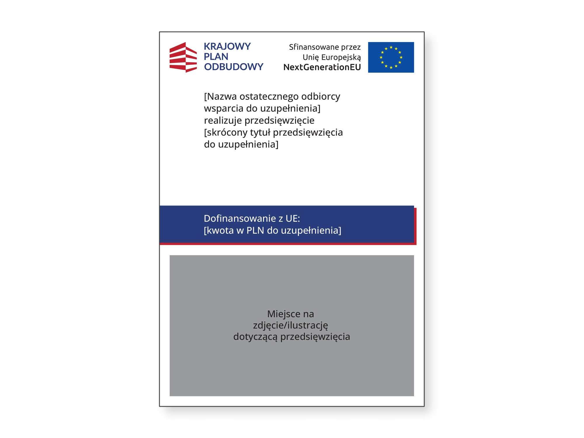 KPO Krajowy Plan Odbudowy - TABLICA A3 - PCV 3 mm • Cena, Opinie ... KPO Krajowy Plan Odbudowy - TABLICA A3 - PCV 3 mm • Cena, Opinie ...