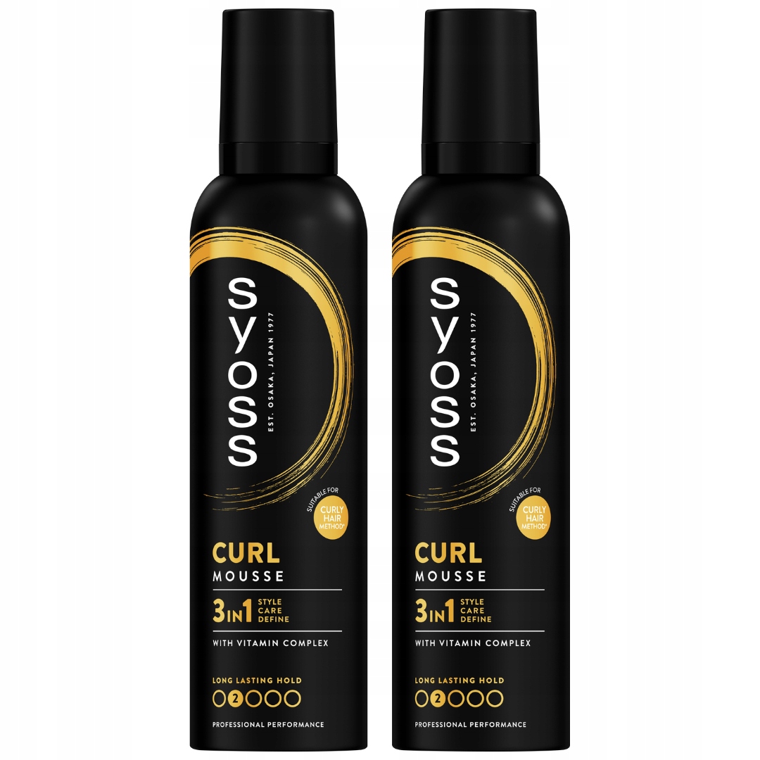 Syoss Curl Pianka do Włosów Kręconych 250ml x2 (3838824407548) • Cena, Opinie • Pianki ...