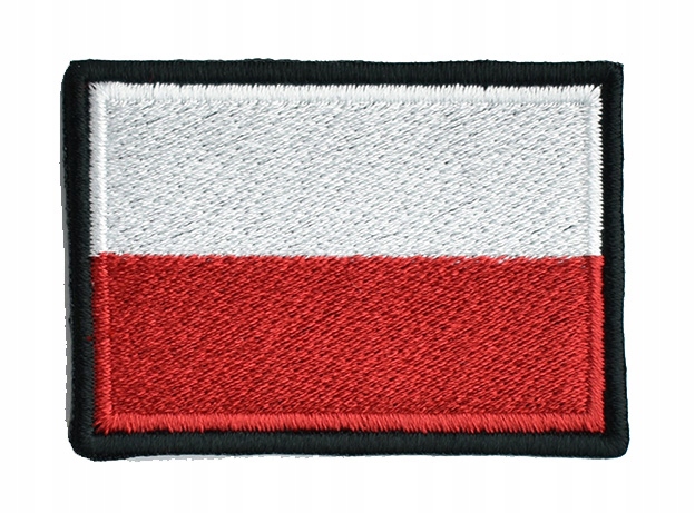 Flaga Polski MON naszywka termo/Rzep • Cena, Opinie • Aplikacje, łatki ...