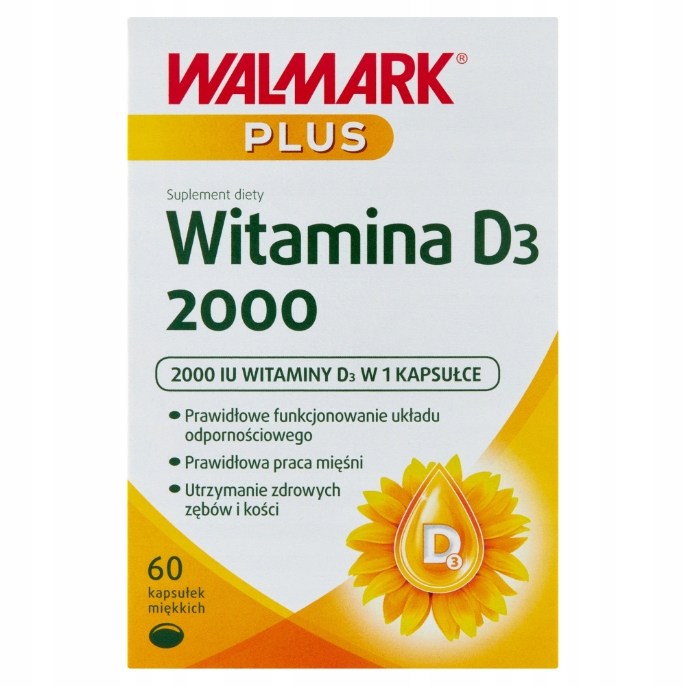 Walmark plus witamina D3 2000, 60 kaps. (0757291003592) • Cena, Opinie • Preparaty witaminowo ...