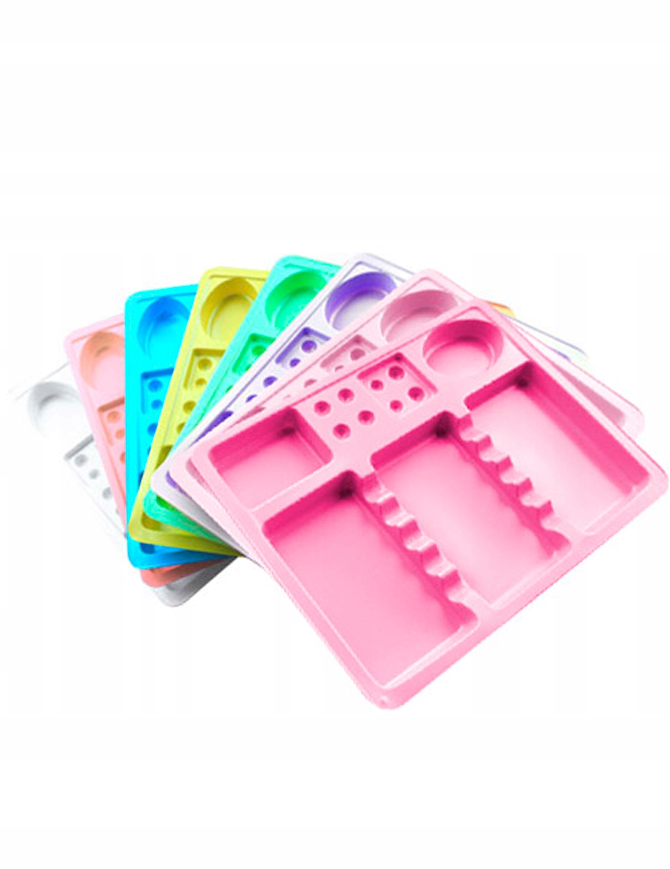 TACKI JEDNORAZOWE STOMATOLOGICZNE PLASTIKOWE KOLOROWE ROTECK 100 SZT ...