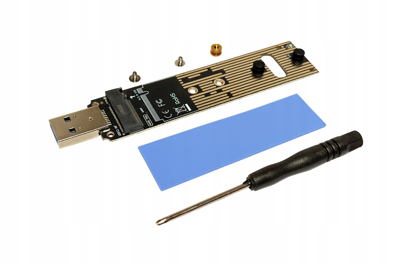 ADAPTER CZYTNIK NVME NA USB ADAPTER M.2 M2 NVME PCIE SSD DO USB 3.1 10 ...