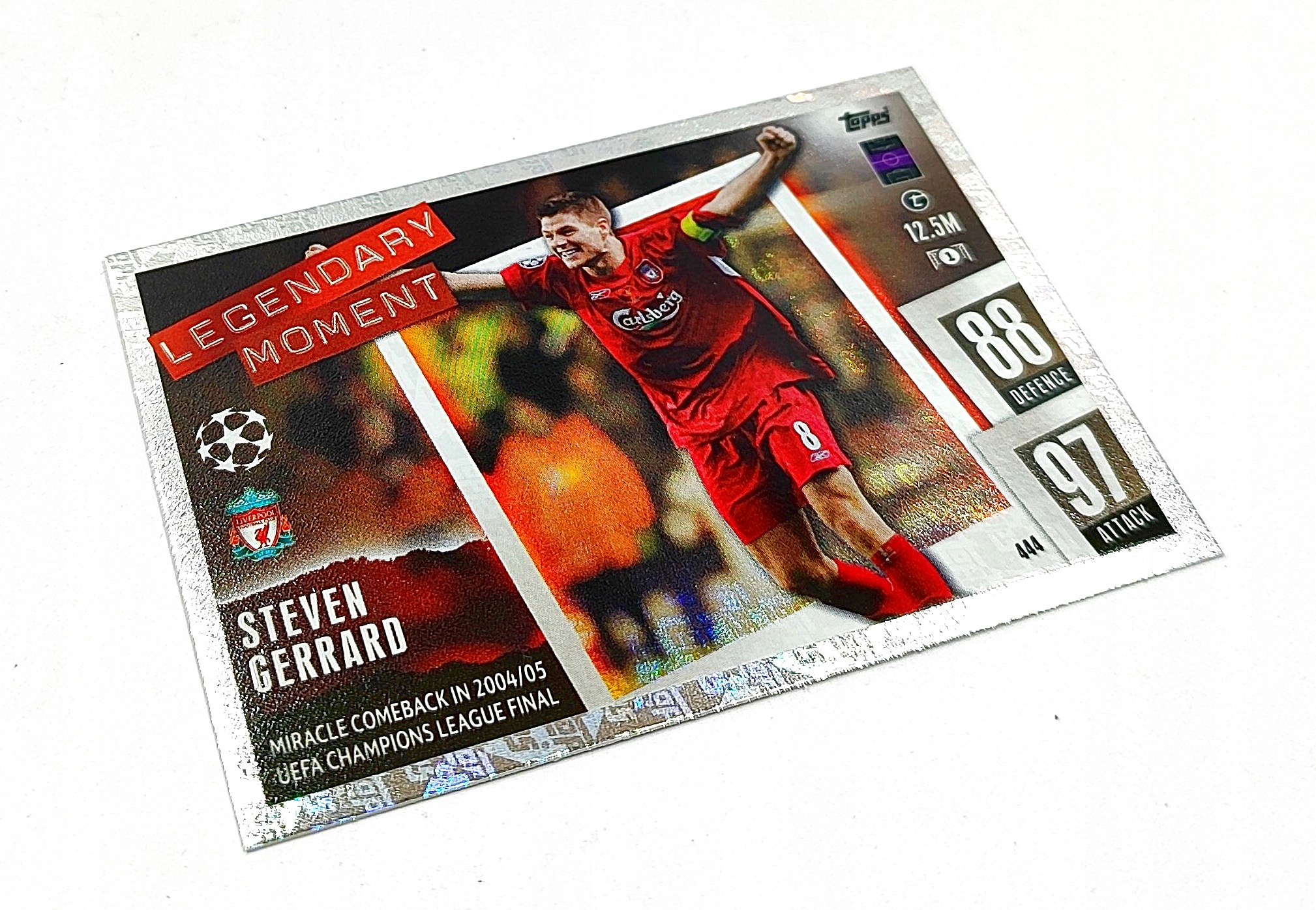 KARTA TCG MATCH ATTAX 2023/24 Č. 444 STEVEN GERRARD/ LEGENDARY MOMENT za 69.00CZK - Allegro