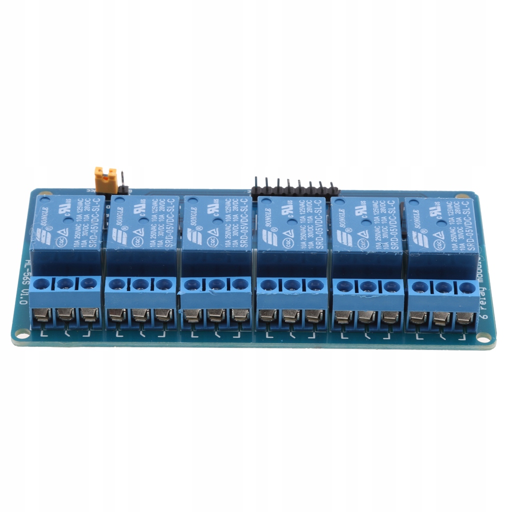 5V Relay Module Expansion Board for Low Level Trigger 6 Channels ...
