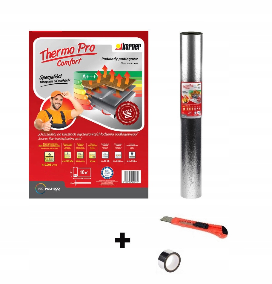 Mata kwarcowa Korner 10 x 100 x 1,5 mm (5900483255179) • Cena, Opinie • Podkłady pod panele ...