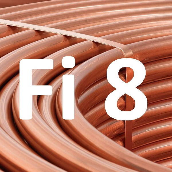 RURKA MIEDZIANA RURA 8mm MIĘKKA fi8 - 50 metrów • Cena, Opinie • Rury i ...