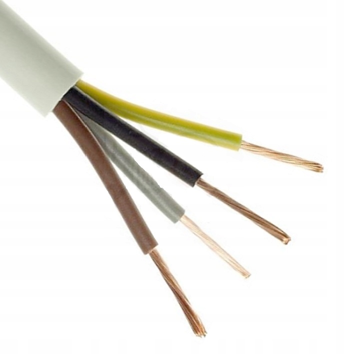 PRZEWÓD KABEL MIESZKANIOWY H03VV-F OMY 4x0,75 na metry - porównaj ceny - Allegro.pl