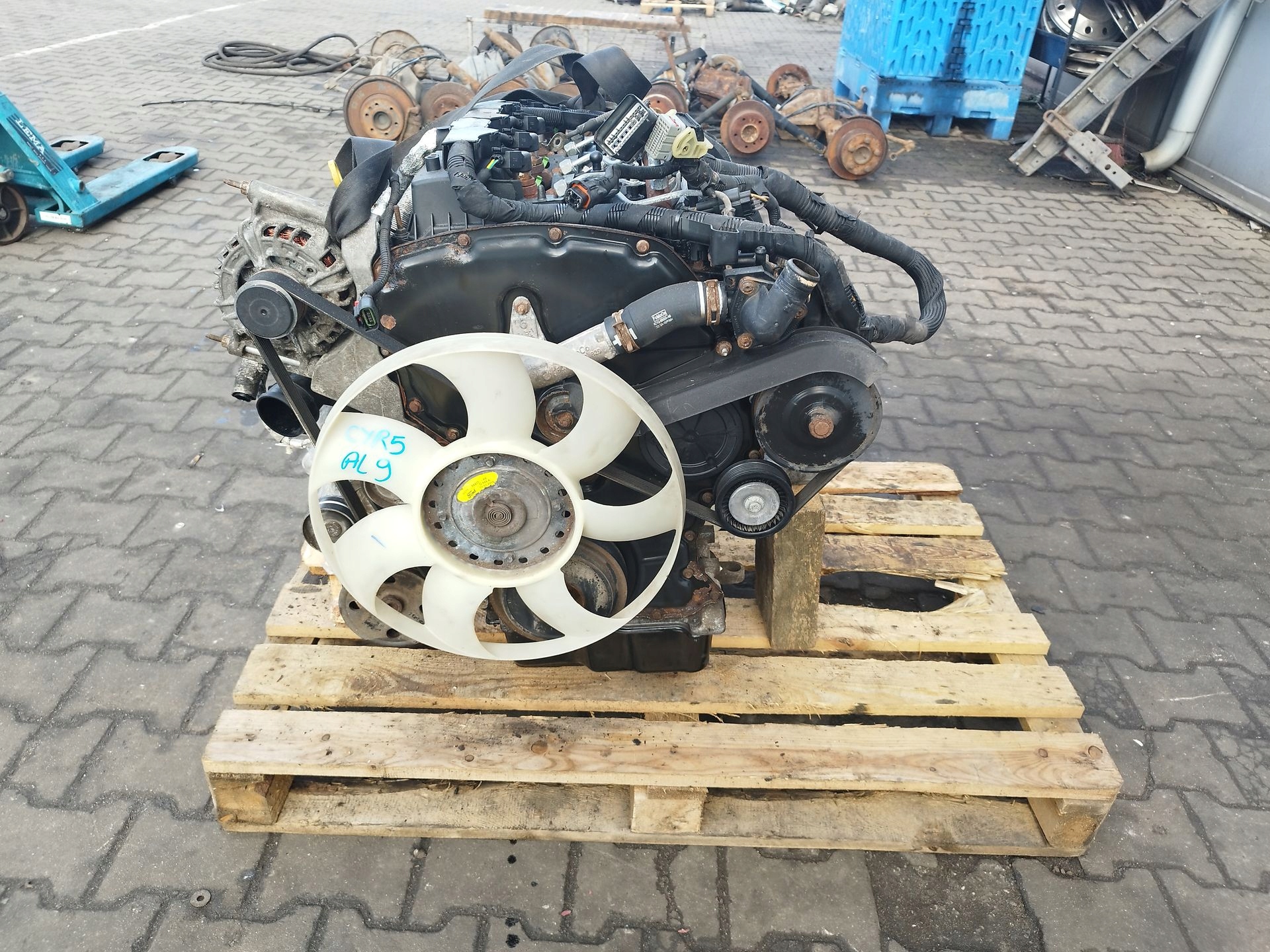 KOMPLETNY SILNIK TRANSIT 2.2 TDCI MK8 CYR5 TYL NAPED RWD za z Wielogóra ...