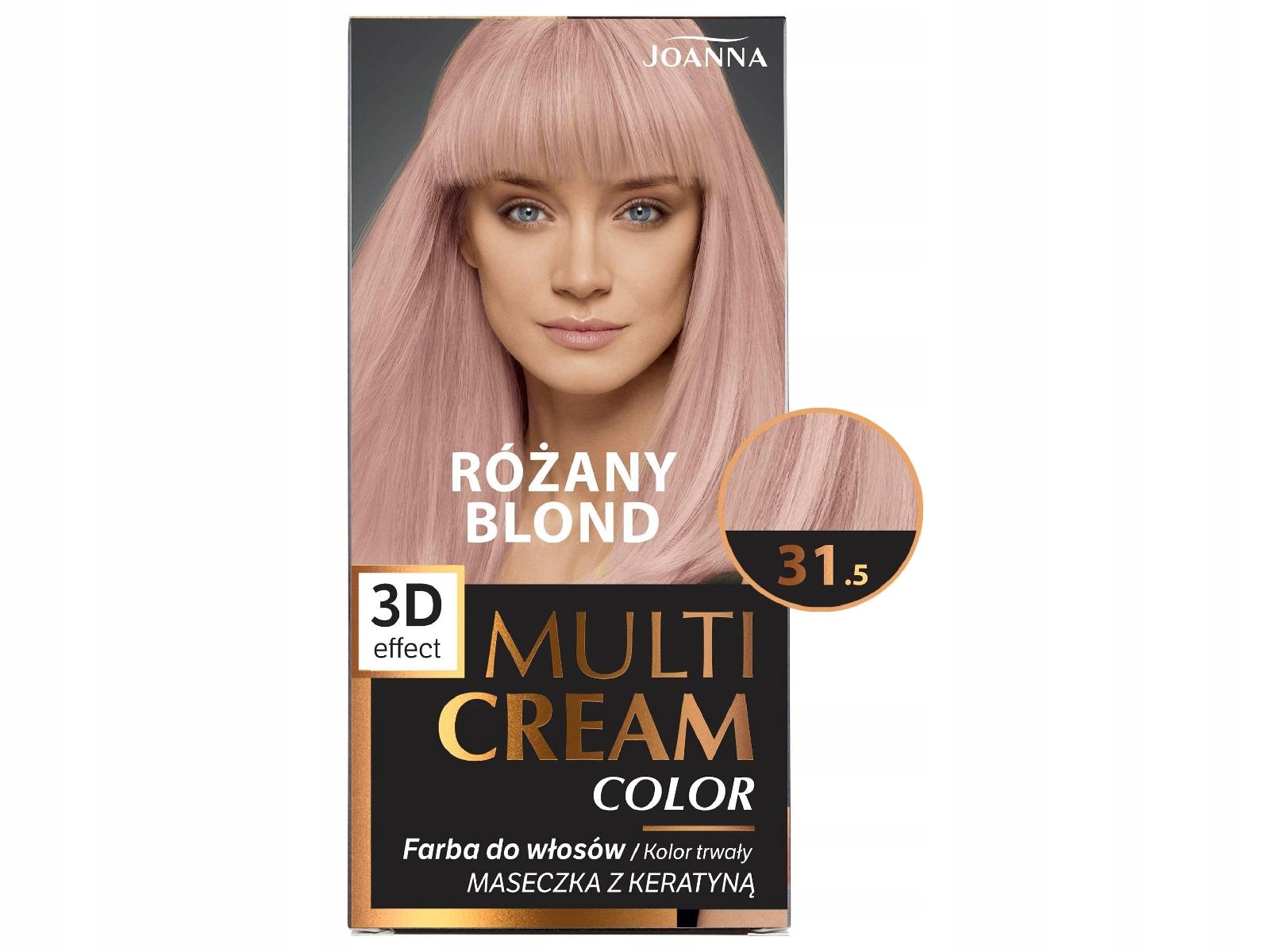 JOANNA Multi Cream Color Farba do włosów nr 31.5 Różany Blond ...