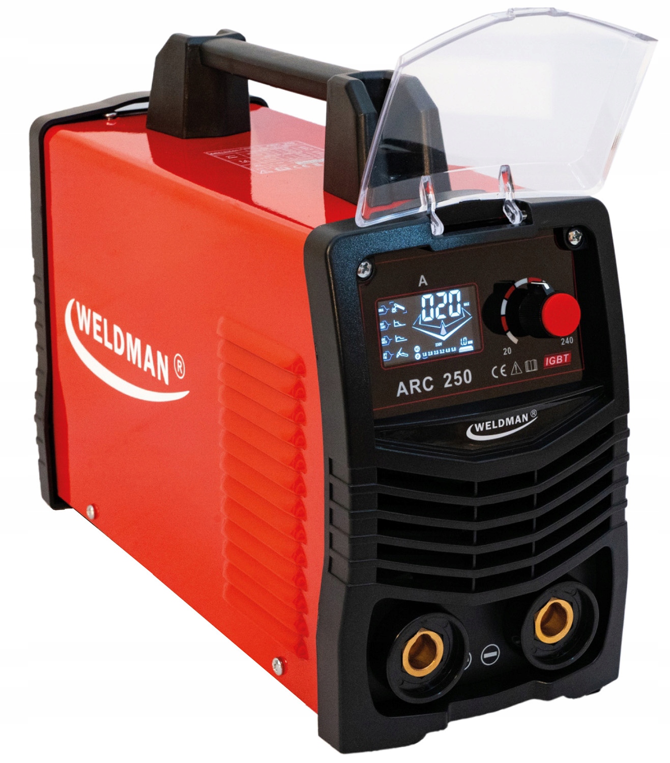 Spawarka elektrodowa Inwertorowa MMA / TIG ARC 250 WELDMAN 240A 60% ...