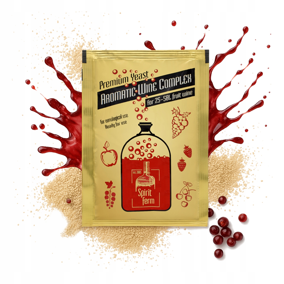 Drożdże winiarskie Spirit Ferm Aromatic Wine Complex 40 g (5905325010343) • Cena, Opinie ...