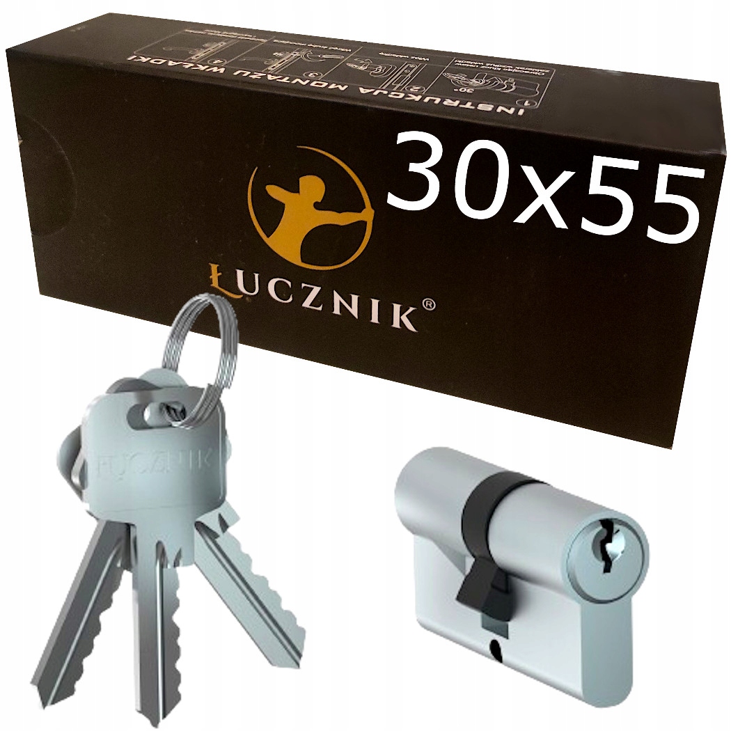 WKŁADKA DO ZAMKA DRZWI 3055 BĘBENKOWA 30x55 DO ZAMKÓW DRZWIOWYCH ŁUCZNIK (5905326292854) • Cena ...