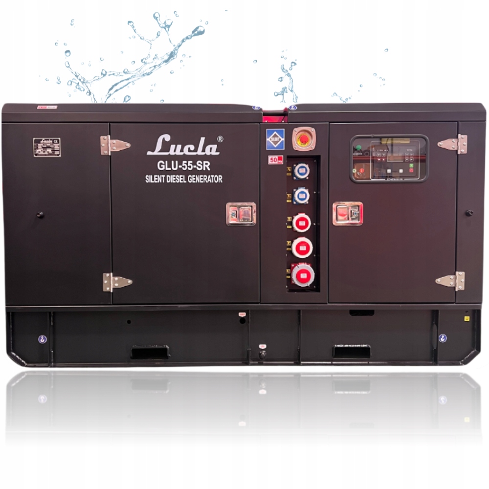 Agregat prądotwórczy LUCLA GLU-55-SR 44kW Diesel 3-fazowy Wyciszony SZR ...