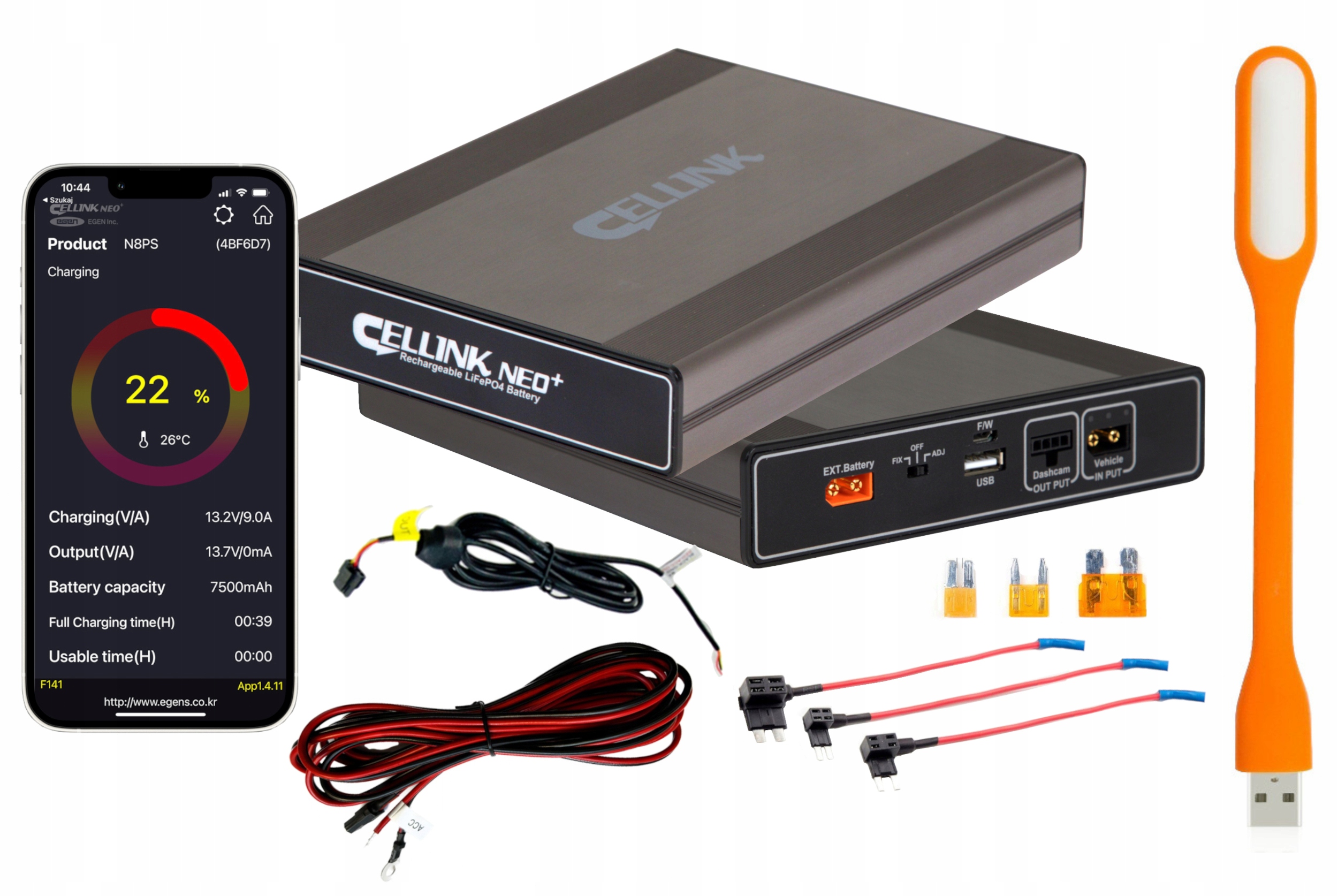 Powerbank Cellink 7500 mAh szary - Sklep, Opinie, Cena w Allegro