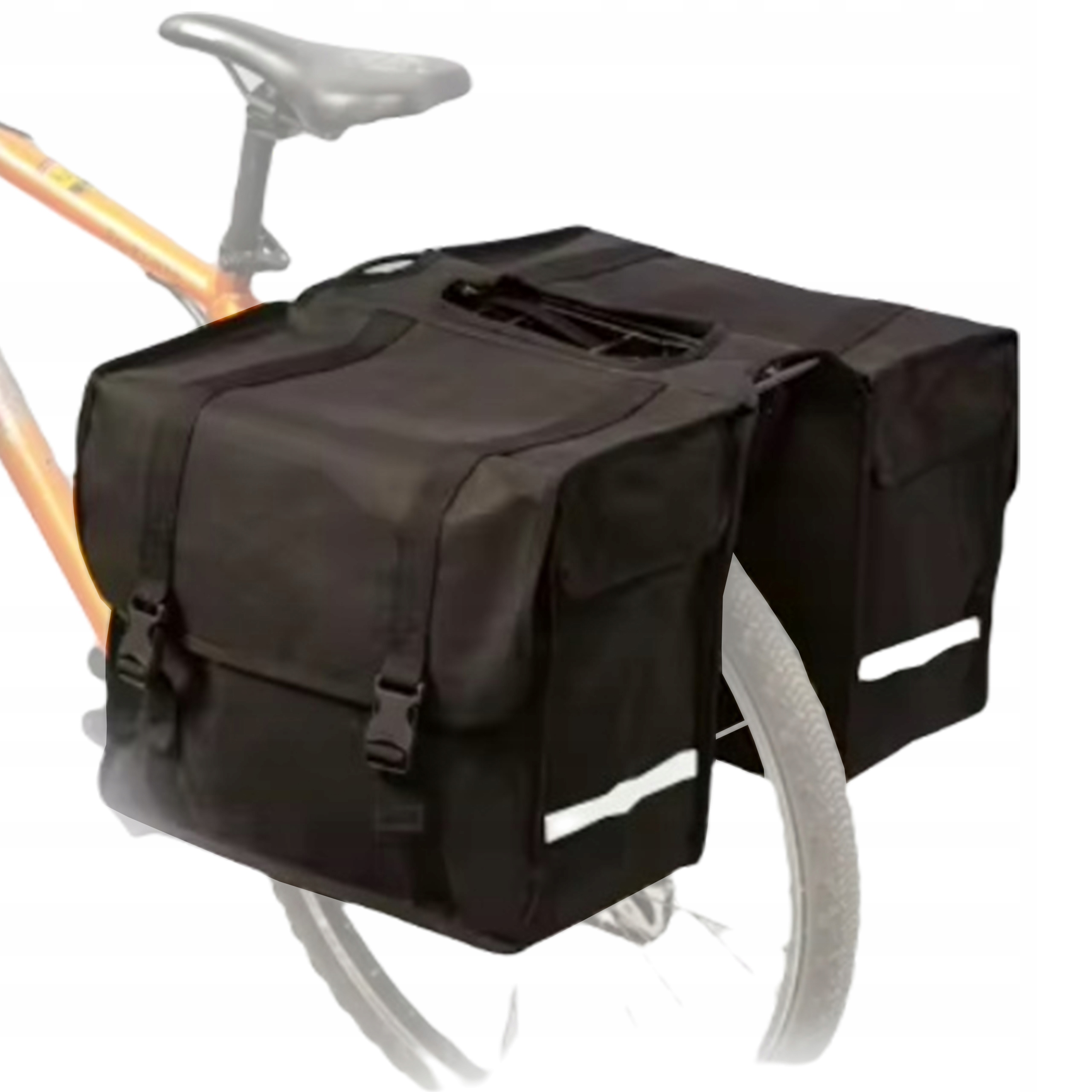 SAKWA TORBA ROWEROWA NA BAGAŻNIK ROWEROWY (28 L) TYLNA SAKWY TORBY ...