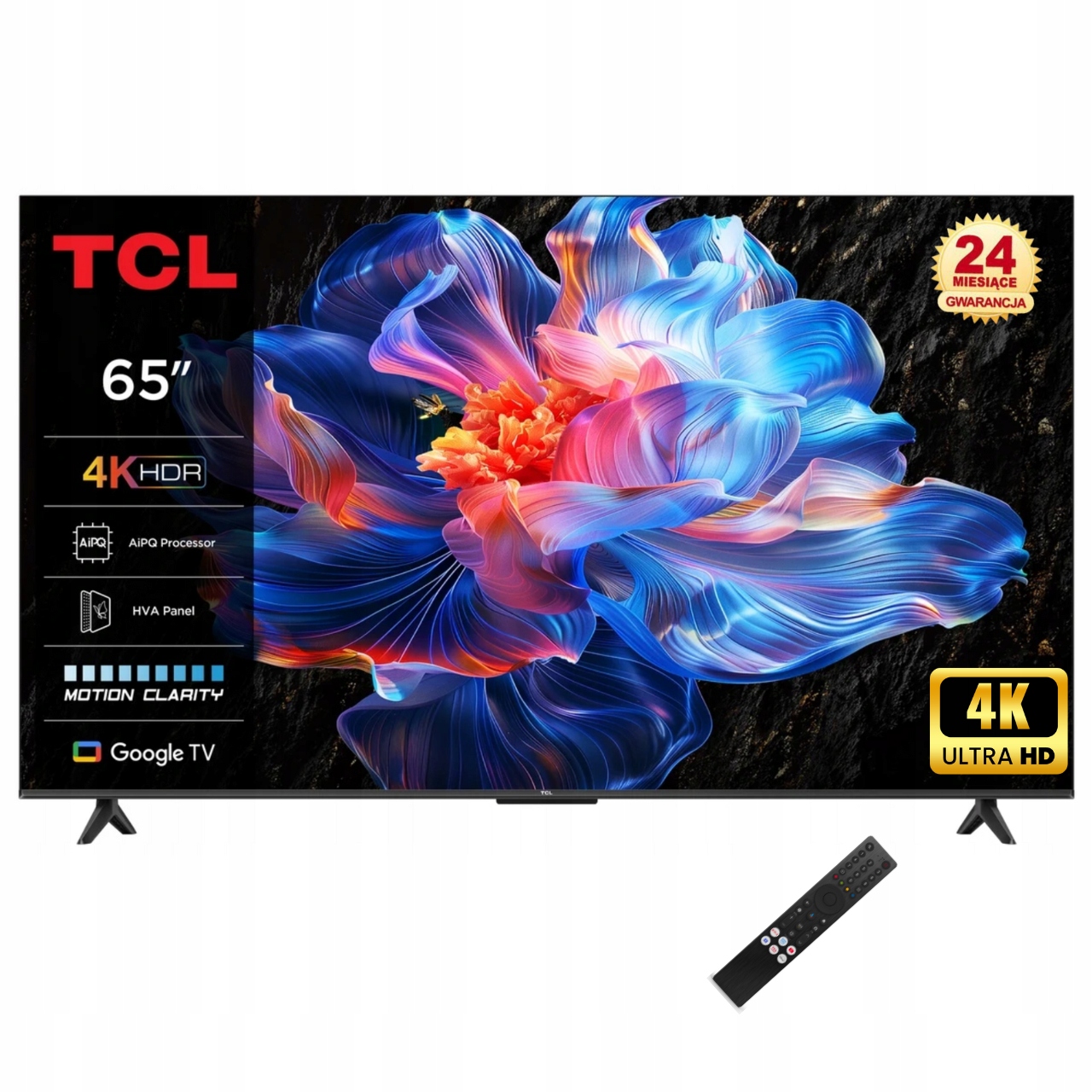 TCL 65P69K Telewizor 165,1 cm (65") 4K Ultra HD Smart TV Wi-Fi Czarny - Sklep, Opinie, Cena w ...