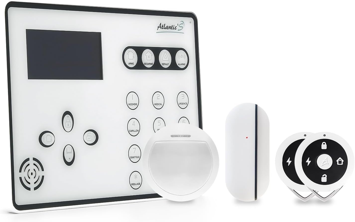 ATLANTIC SYSTEM ALARMOWY BEZPRZEWODOWY WB160 • Cena, Opinie - Allegro