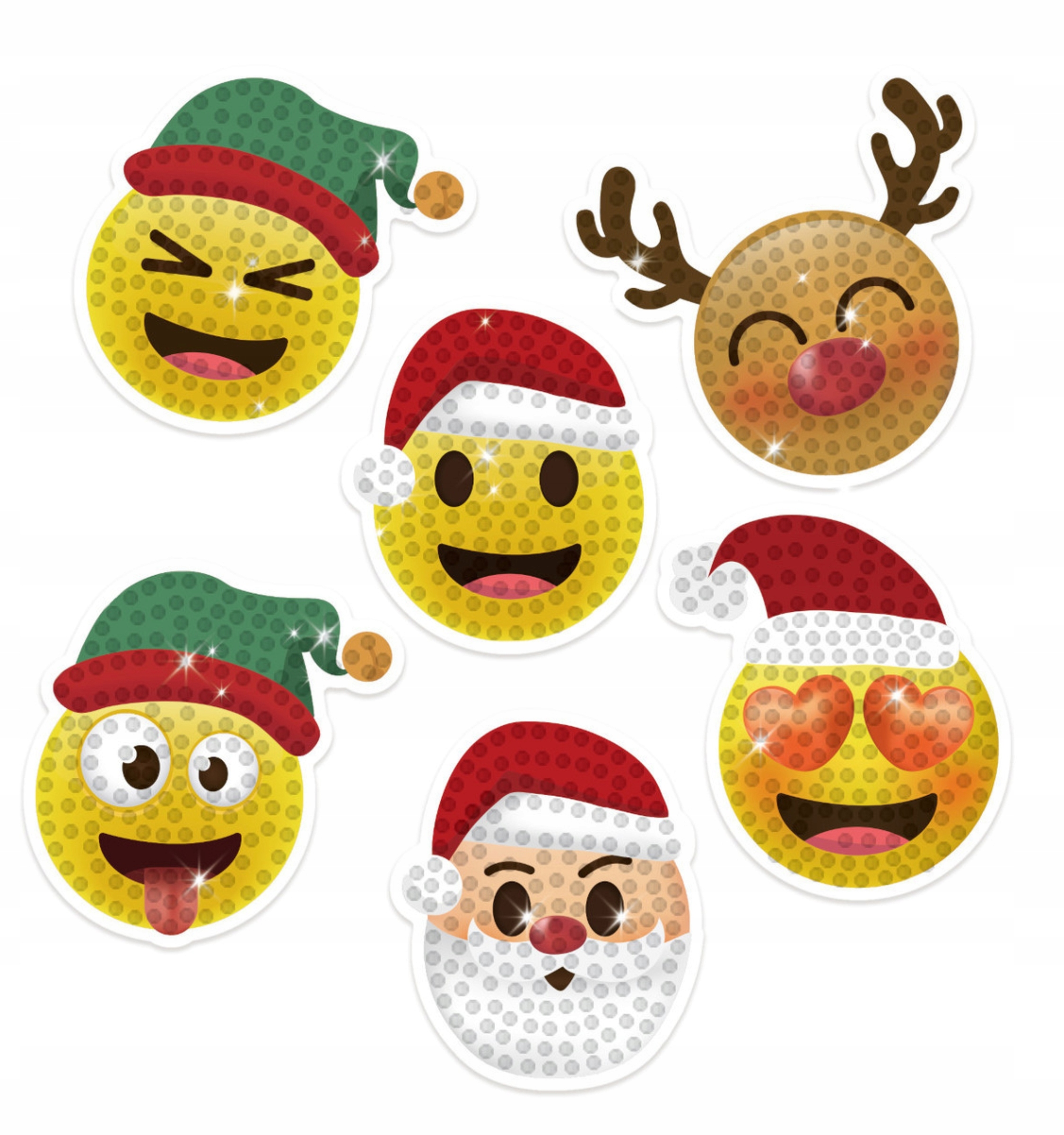Naklejki świąteczne haft diamentowy emotikony (5903925019834) • Cena ...
