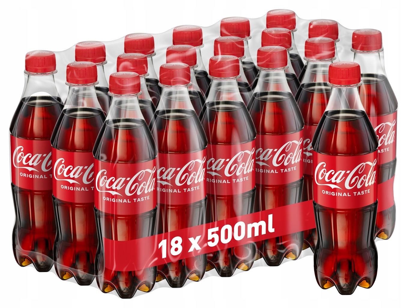 Napój gazowany Coca-Cola Original Taste butelka 18x 500ml ...