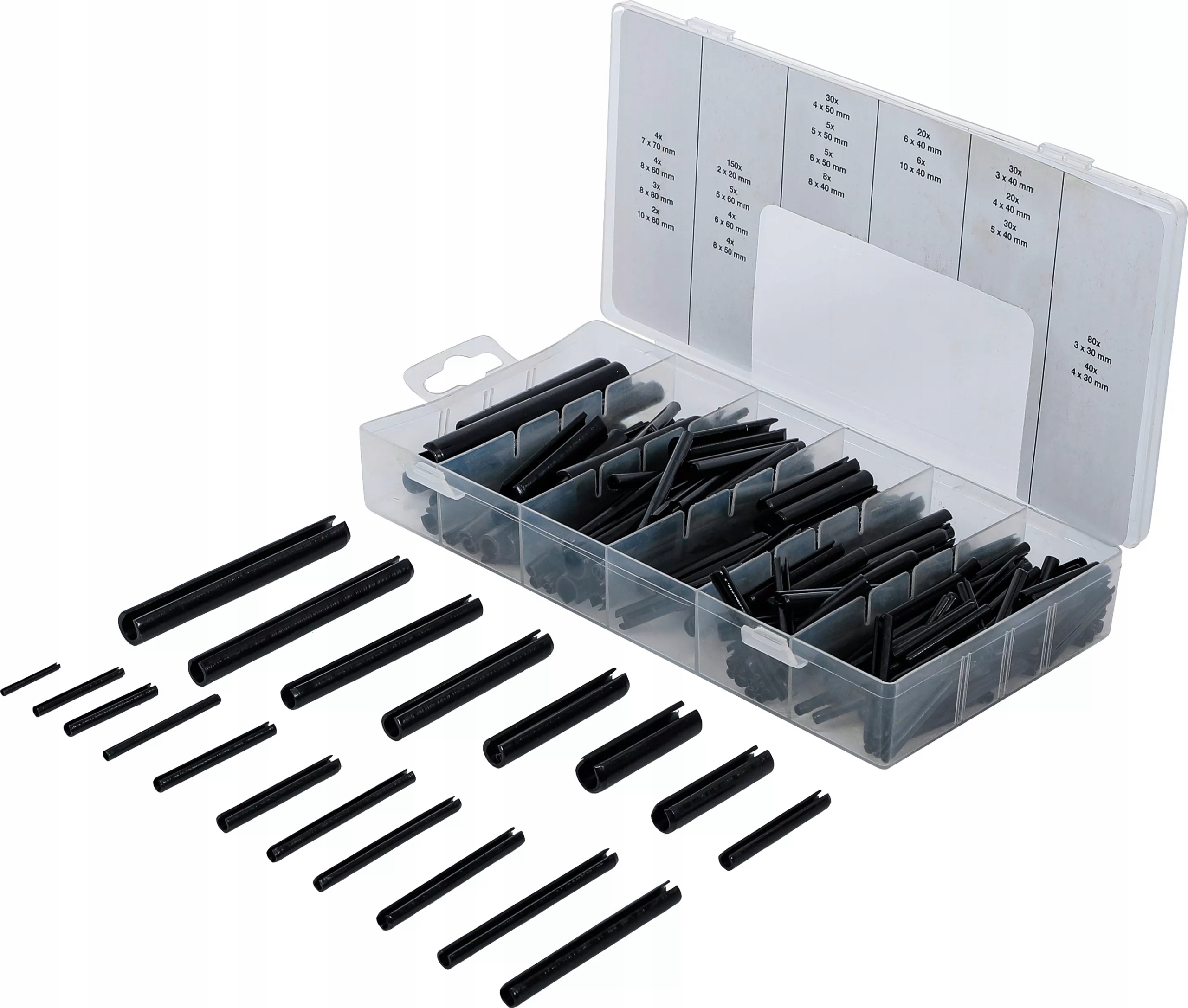 Rugós szegek készlet, 450 darabos, BGS 8054, (4026947080543) • Ár ...