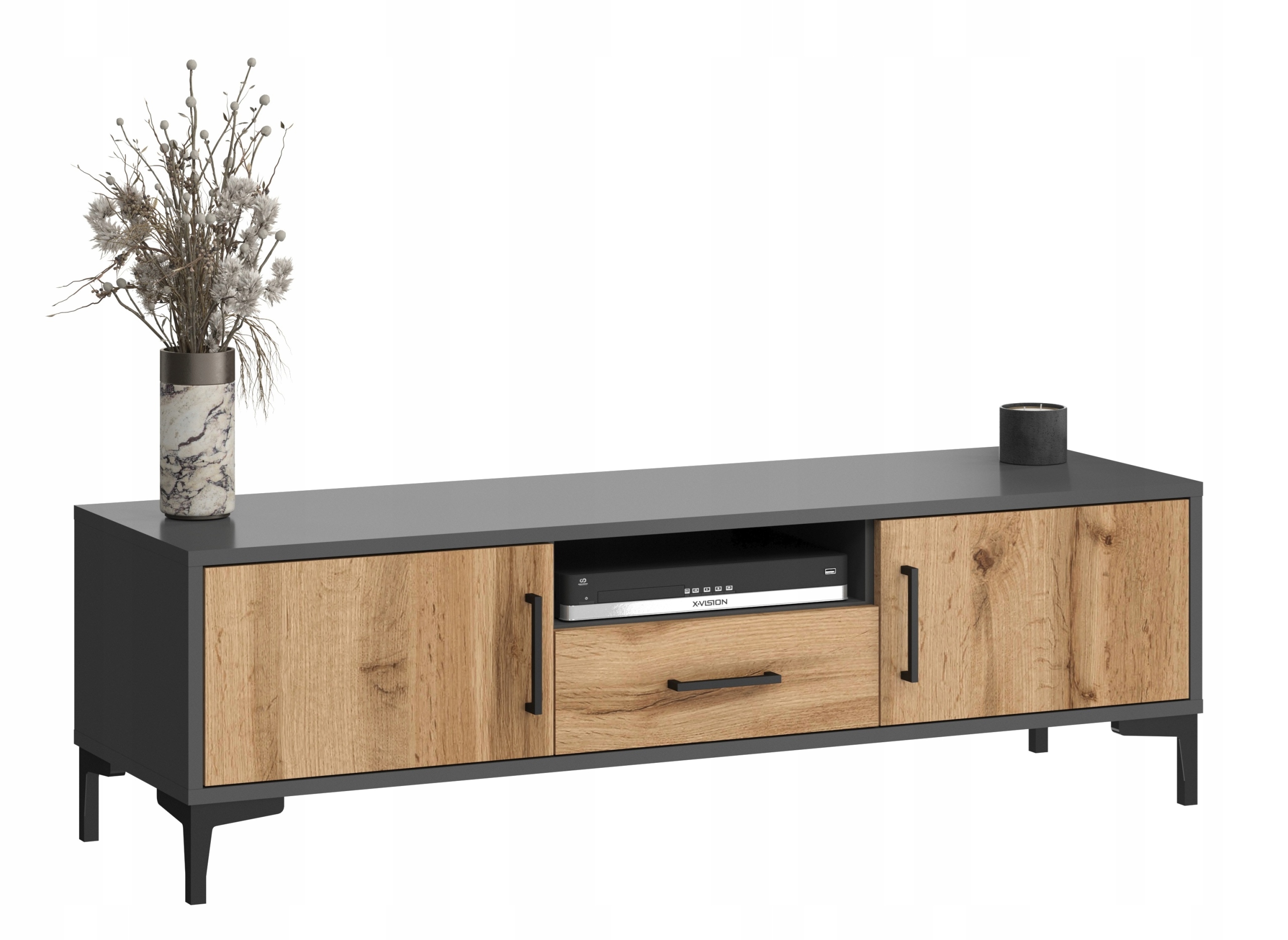 Szafka RTV stojąca SaraMeble 140 cm x 42 cm x 40 cm (5905997303804 ...