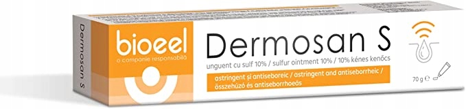 Sírová mast DERMOSAN S svrabem, mykóza, akné - Allegro