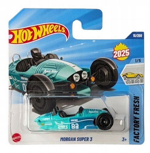 Morgan Super 3, Hot Wheels, Factory Fresh 2025, HYW13, 7cm, niebieski ...