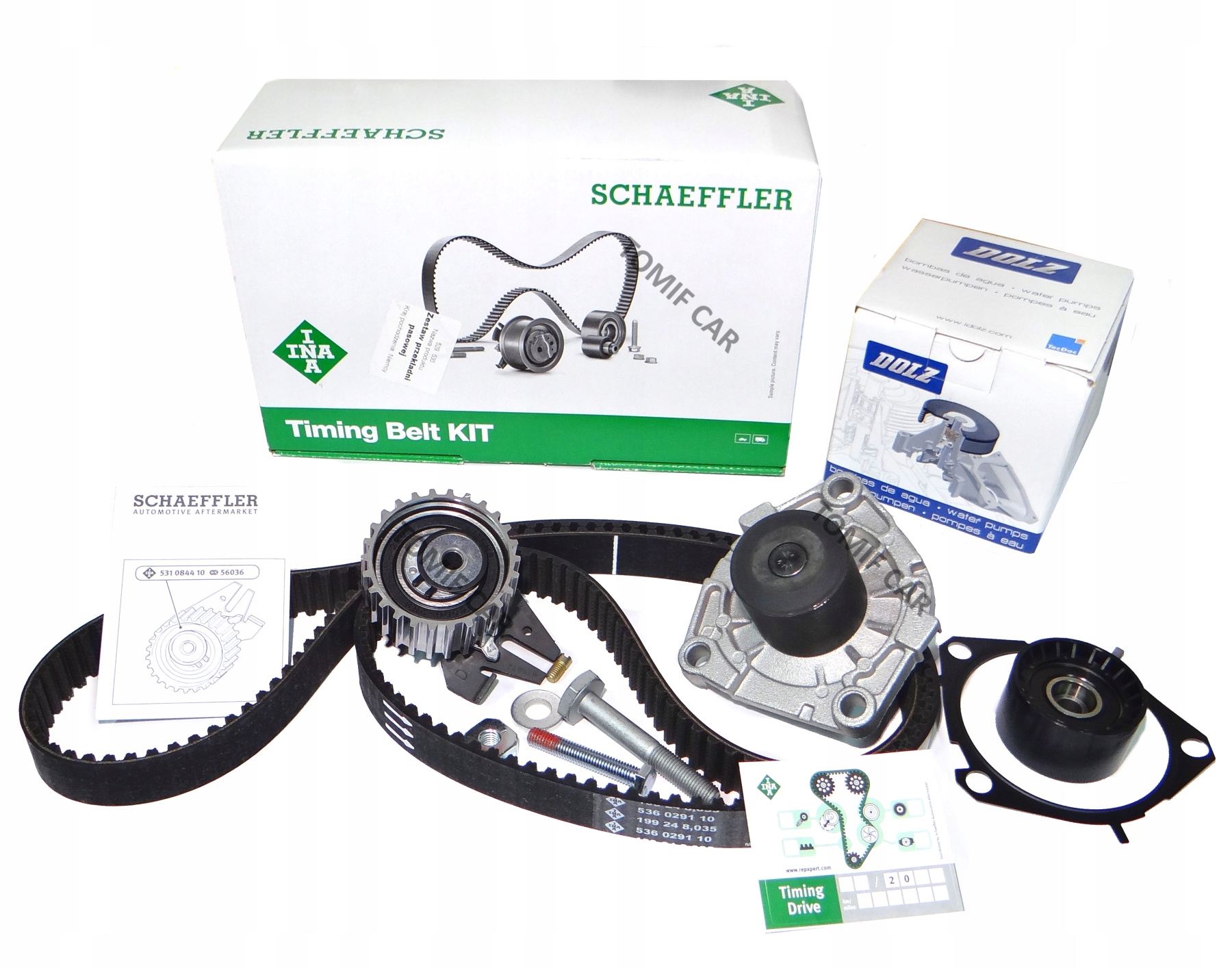 Rozrząd Pompa Wody OPEL VECTRA C 1.9CDTI 150KM 530056210 A300 za 395,78 ...