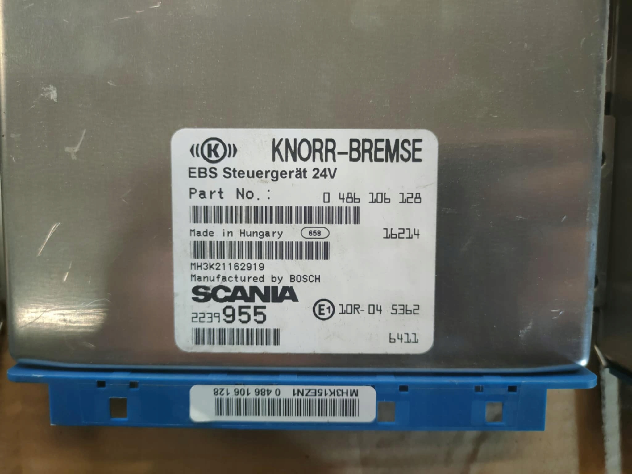 Sterownik komputer EBS SCANIA 0486106128 za 1476.00PLN z Suraż - Allegro - (16731604879)