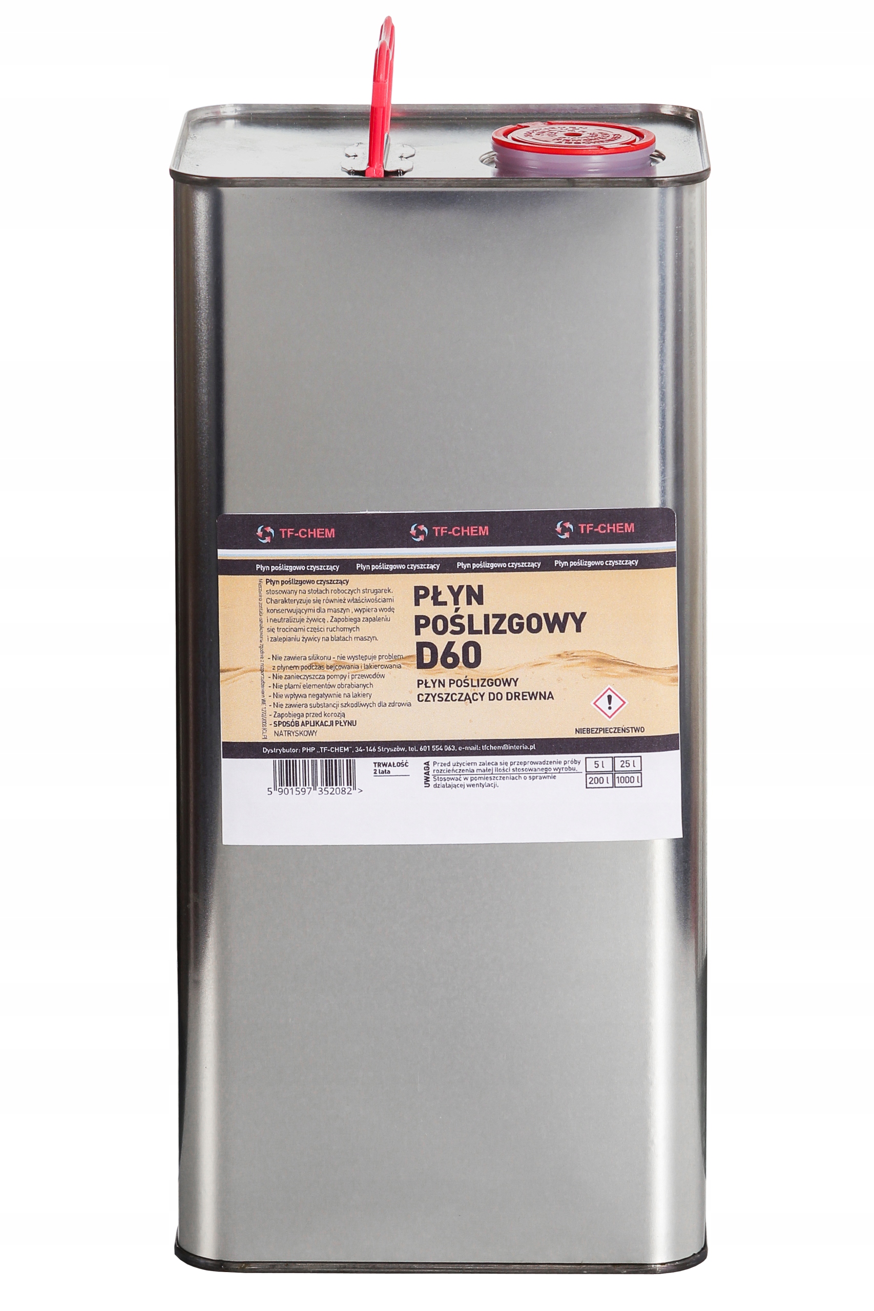 Płyn poślizgowy TF Chem D60 do strugarek 5 l (5901597352082) • Cena ...