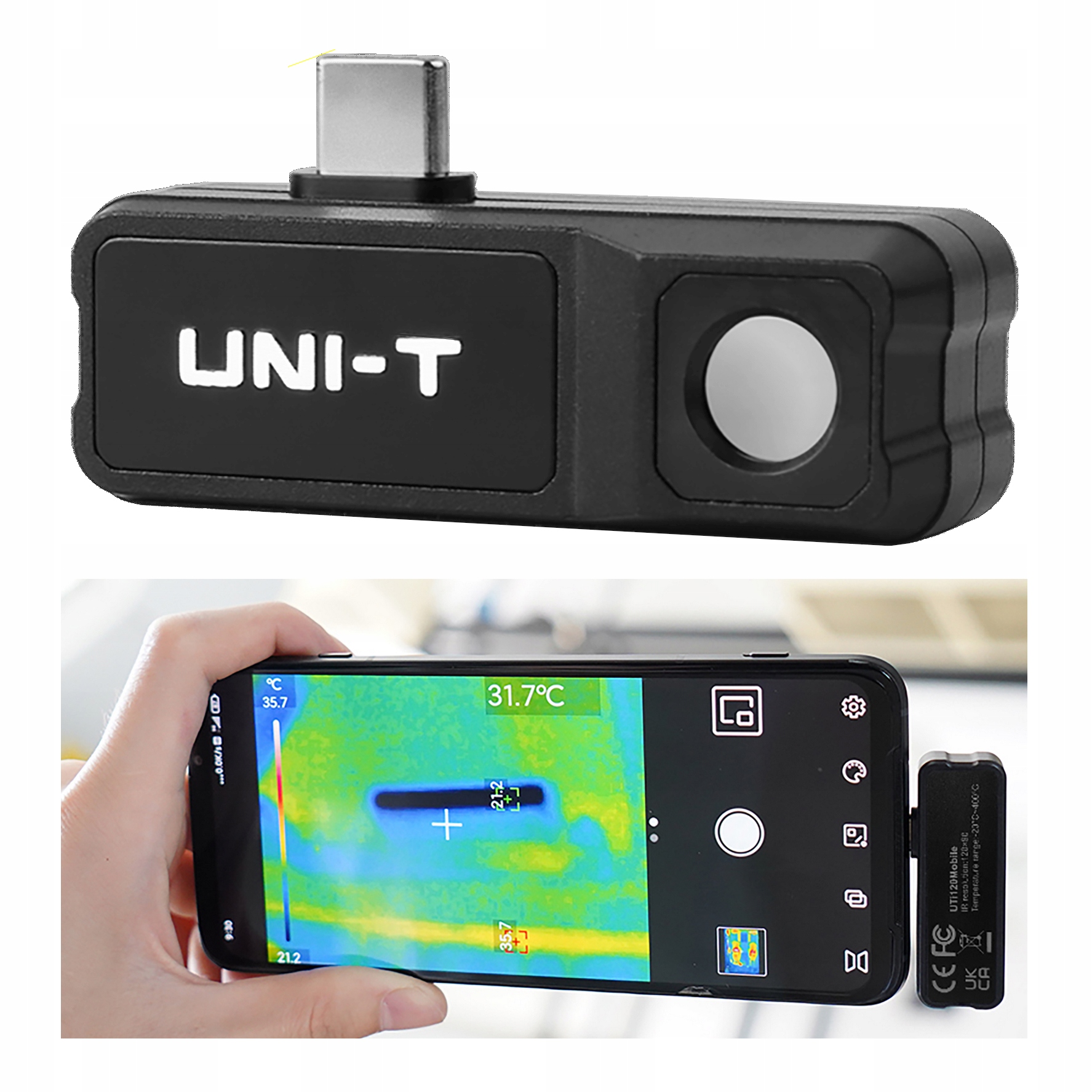 Kamera TERMOWIZYJNA mobilna UNI-T USB Android - Sklep, Opinie, Cena w ...