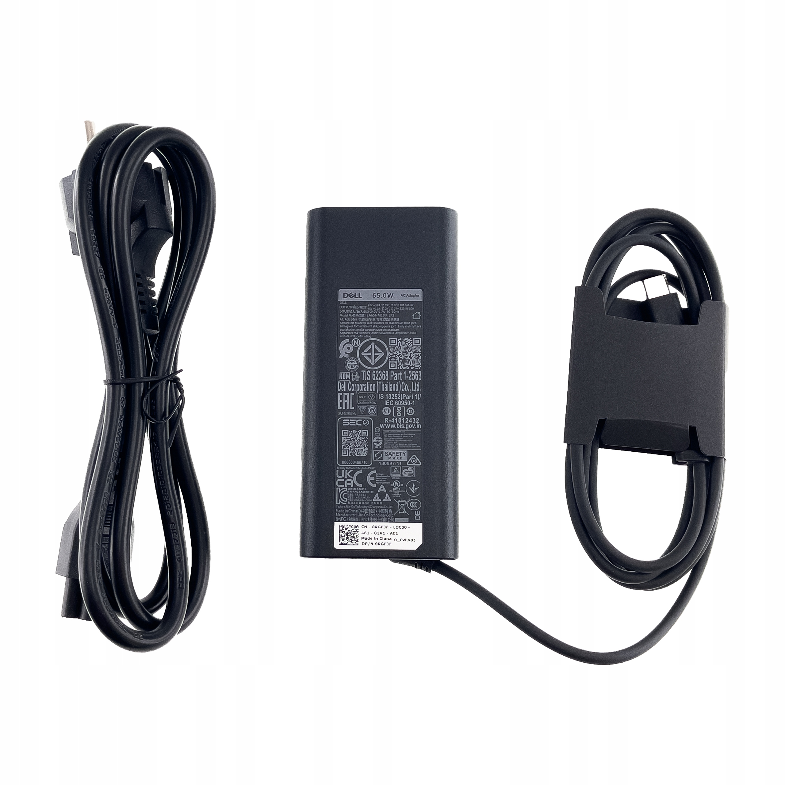 Zasilacz Ładowarka Dell 65W USB-C RGF3F 450-BBVD w Warszawa - Sklep ...
